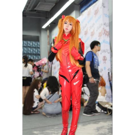 Neon Genesis Evangelion Asuka Langley Soryu Plugsuit Cosplay Costume