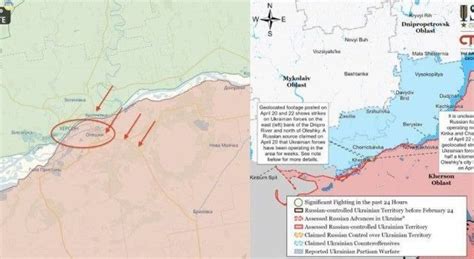 Українське військо зайняло позиції на лівому березі Дніпра Isw Хронікерс