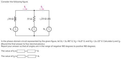 Get Answer Consider The Following Figure In The Phasor Domain Circuit Transtutors