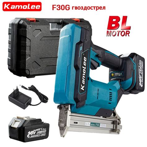 Kamolee Brushless F30G Электрический Пистолет Для Гвоздей С Литиевой ...