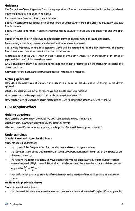 New IB HL And SL Physics Syllabus First Assessment In 2025
