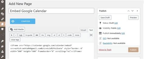 How To Embed Google Calendar In A Website Tech Junkie