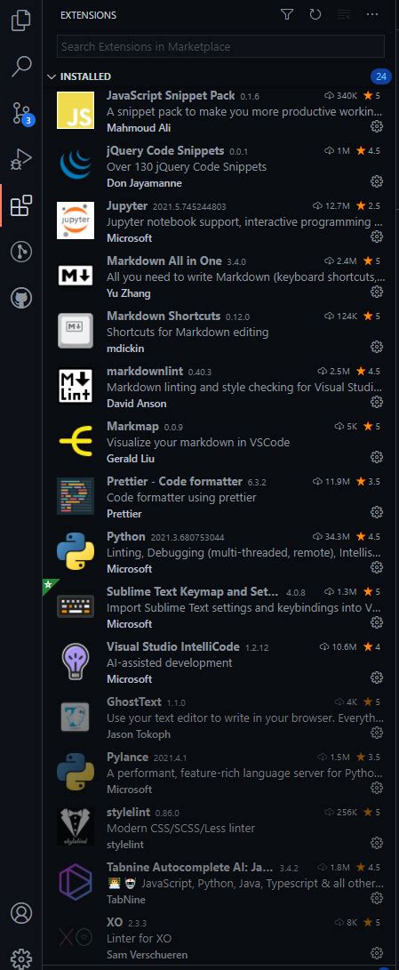 `github Dark Default` And `github Dark Dimmed` Disabled Extensions