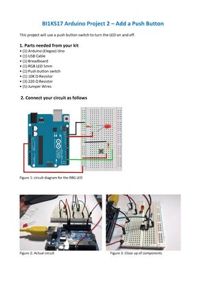 Arduino Practical Project 1 Make And LED Blink Final Uploaded 061020 BI1KS17 Arduino Project