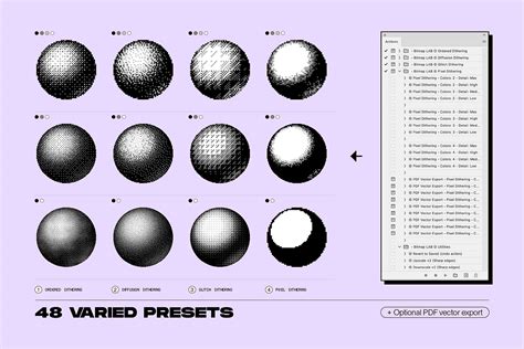 Bitmap Lab One Click Photoshop Halftone Action Behance