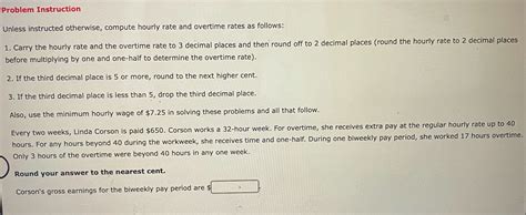 solved problem instruction unless instructed otherwise
