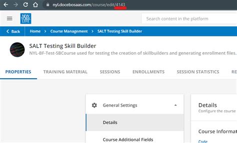 Look At The Url In The Address Bar Of Your Browser And The Course Id