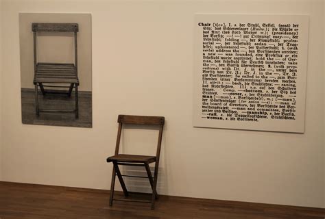 Joseph Kosuth One And Three Chairs 1965 Joseph Kosuth Joseph Chair