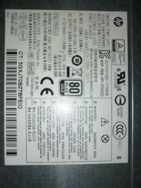 Hp Desktop Pc Power Supply Codes Pdf
