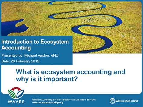Pdf What Is Ecosystem Accounting And Why Is It Important · Waves