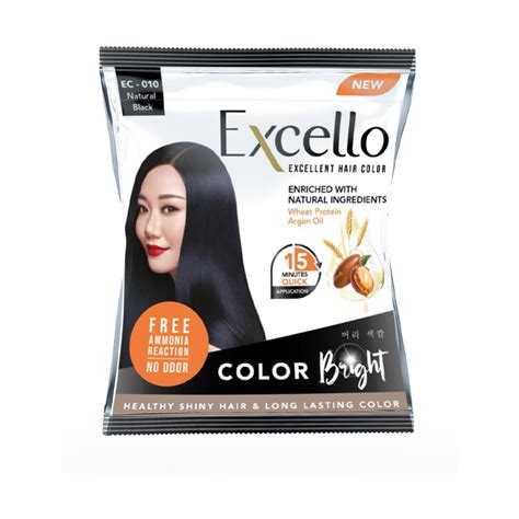 Excello Ec 010 Natural Black 20ml 20ml Priskila Company