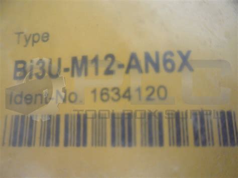 New Turck Bi3u M12 An6x Proximity Sensor Plc Toolbox Supply