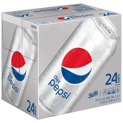 Diet Pepsi Soda 24pk12 Fl Oz Cans Diet Cola Diet Pepsi Cola