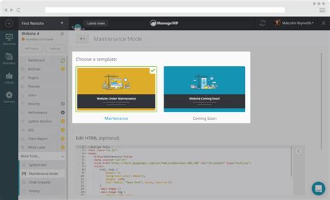 How To Use Maintenance Mode For Your Websites ManageWP