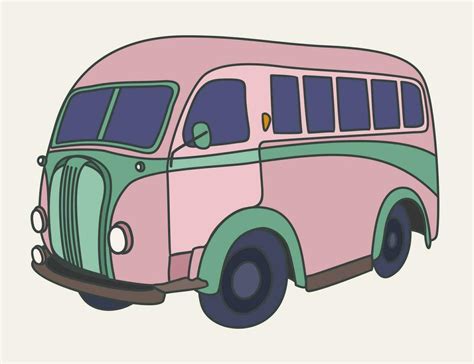Retro Bus Vector Isolated Illustration 23471898 Vector Art At Vecteezy Retro Bus Vector Isolated Illustration 23471898 Vector Art At Vecteezy
