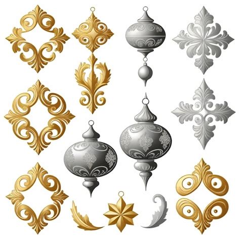 Premium Vector A Collection Of Various Designs Including A Set Of Objects