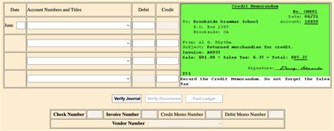 verify journal verify documents post ledger