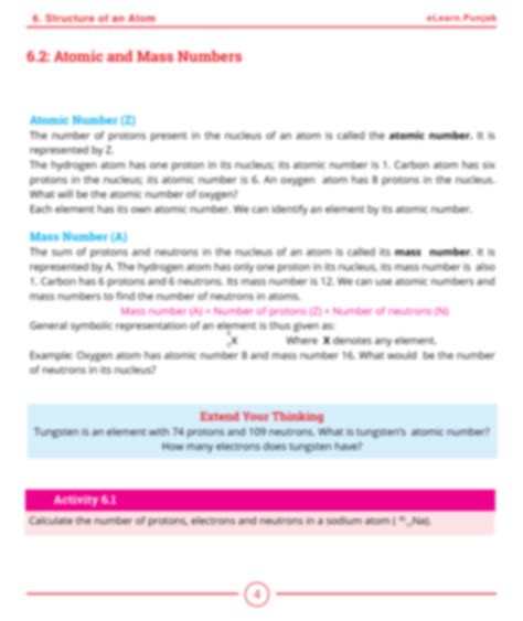 SOLUTION Structure Of An Atom Grade 7 Studypool