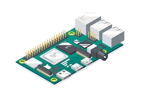Premium Vector Raspberry Pi Micro Computer Coding