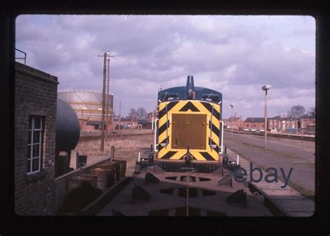 Original 35mm Slide Class 03 Shunter 03026 At Boston March 1979