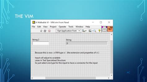 Type Specialization Structure And Vim Test Engineers Resource