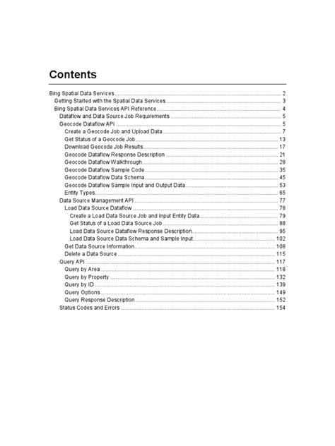 Bing Spatial Data Services Pdf Hypertext Transfer Protocol Json