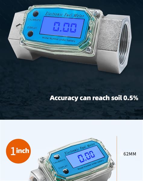 Electronic Stainless Steel Digital Liquid Flow Meter Meter PCB Electronic Indicator Gasoline