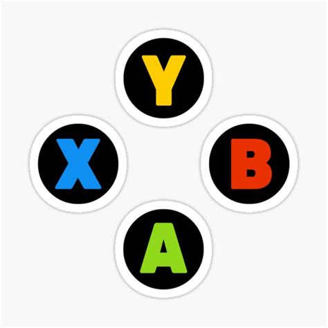 Controller Buttons Sticker For Sale By Rossmarla Redbubble