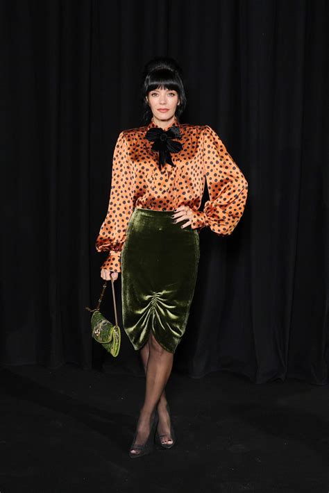 Lily Allen At Valentino Haute Couture Week Springsummer 2026 Show At