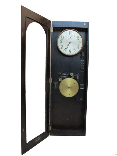 Antique IBM Master Program Clock Metal Disc Type