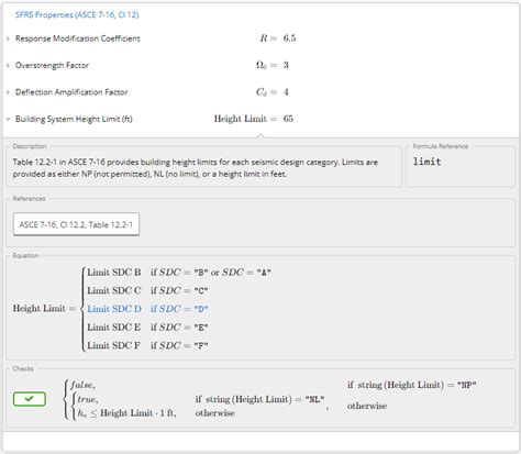 Worked Example Seismic Analysis To Asce 7 16 Clearcalcs Documentation