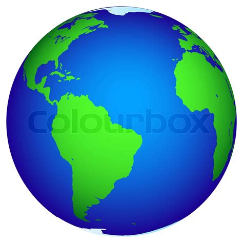 Globe Stock Vektor Colourbox