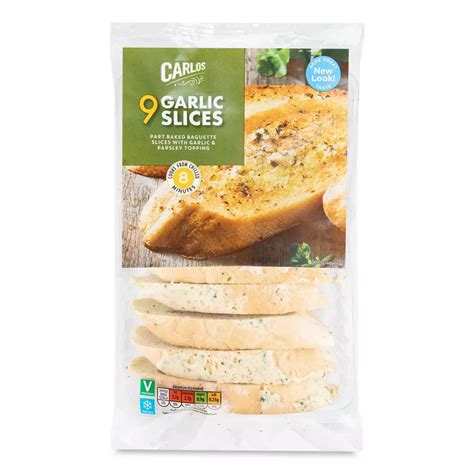 Garlic Slices 9 Pack Aldi Uk