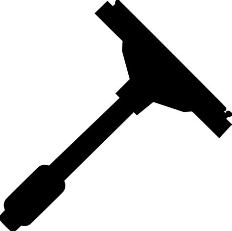 Squeegee Free Vector Silhouettes On