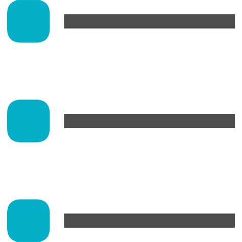 Unordered List Vector Icons Free Download In Svg Png Format