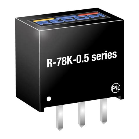 DC-DC CONVERTER 5V 0.5A R-78K5.0-0.5 Recom Power製｜電子部品・半導体通販のマルツ