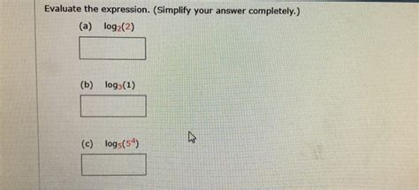 Solved Evaluate The Expression Simplify Your Answer Chegg
