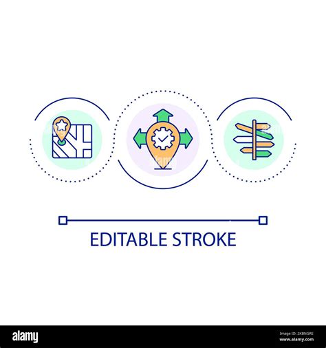 Route Finding Stock Vector Images Alamy