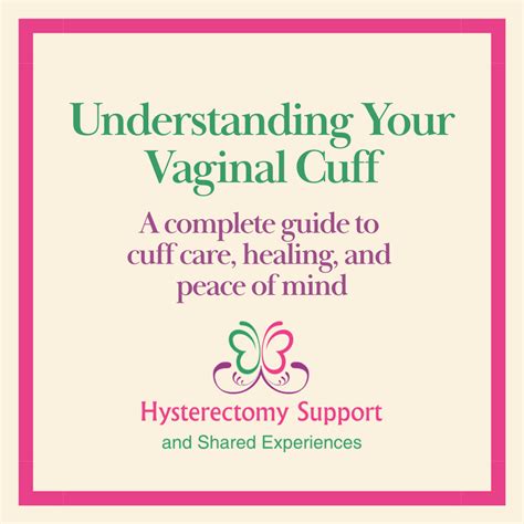Understanding Your Vaginal Cuff Free Hysterectomy Support And Shared
