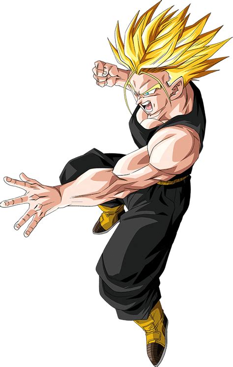 Ssj Future Trunks Android Saga Render By Zanninrenders On Deviantart