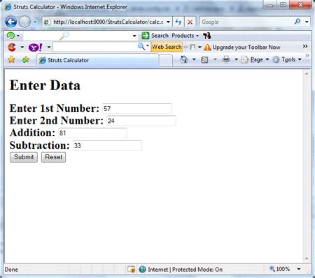 Struts Application In NetBeans