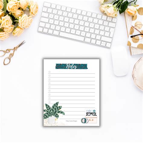 Planner Notepad Pretty Creative
