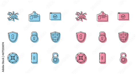 Set Line Safe Smartphone With Lock Eye Scan Combination Wheel Lock