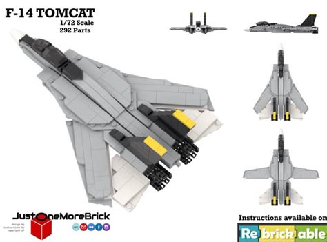 Lego Aircraft F 14 Tomcat Model