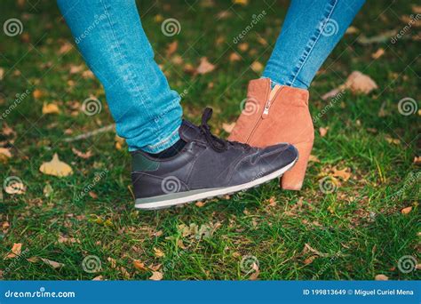 Foot Shake Style Of Greetings Prevention Of Fight Against Pandemic