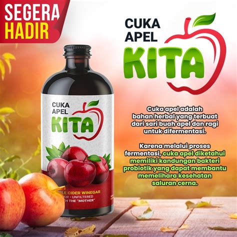 Cuka Apel Kita 300ml Original Lazada Indonesia