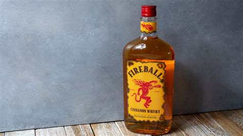 Fireball Whiskey Bottle Sizes Fireball Cinnamon Whisky 50ml Plastic