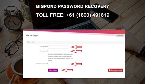 61 1800 491819 Reset My Bigpond Password
