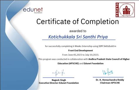 santhi kotichukkala on linkedin internship ibmskillsbuild