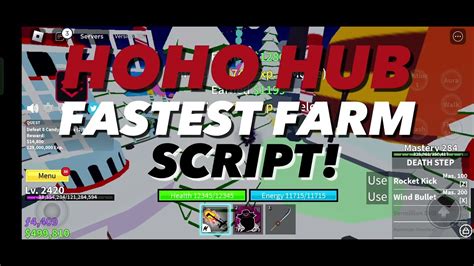 NEW Roblox Blox Fruits Hack Script GUI Hoho Hub V Auto Farm Devil Fruit Hack PASTEBIN